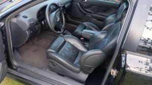 Black Audi A3 1999 in Kaunas, with an engine capacity of 1.80 L and mileage of 255 thousand km for 2500 €, photo 6 on AUTOMOTO.COM.LV