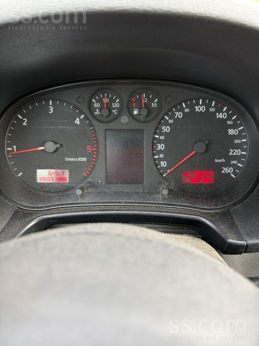 Черный Ауди А3 2000 в Тукумс, объемом двигателя 1.90 л и пробегом 403 тыс. км за 1980 €, фото 9 на AUTOMOTO.COM.LV