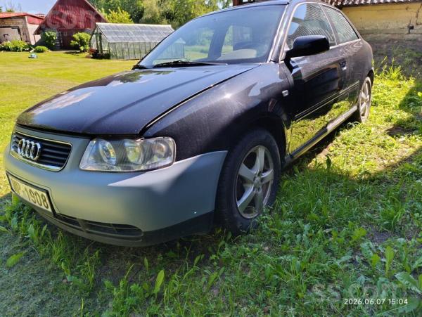 Melns Audi A3 2001 Rīga, ar dzinēja tilpumu 1.60 L un nobraukumu 255 tūkst. km par 450 €, foto 1 vietnē AUTOMOTO.COM.LV
