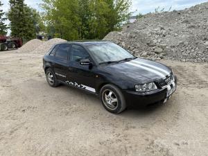 Black Audi A3 2002 in Jelgava, with an engine capacity of 1.90 L and mileage of 385 thousand km for 2300 €, photo  on AUTOMOTO.COM.LV
