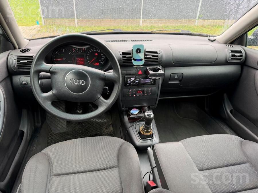 Black Audi A3 2002 in Riga, with an engine capacity of 1.90 L and mileage of 0 thousand km for 1200 €, photo 10 on AUTOMOTO.COM.LV