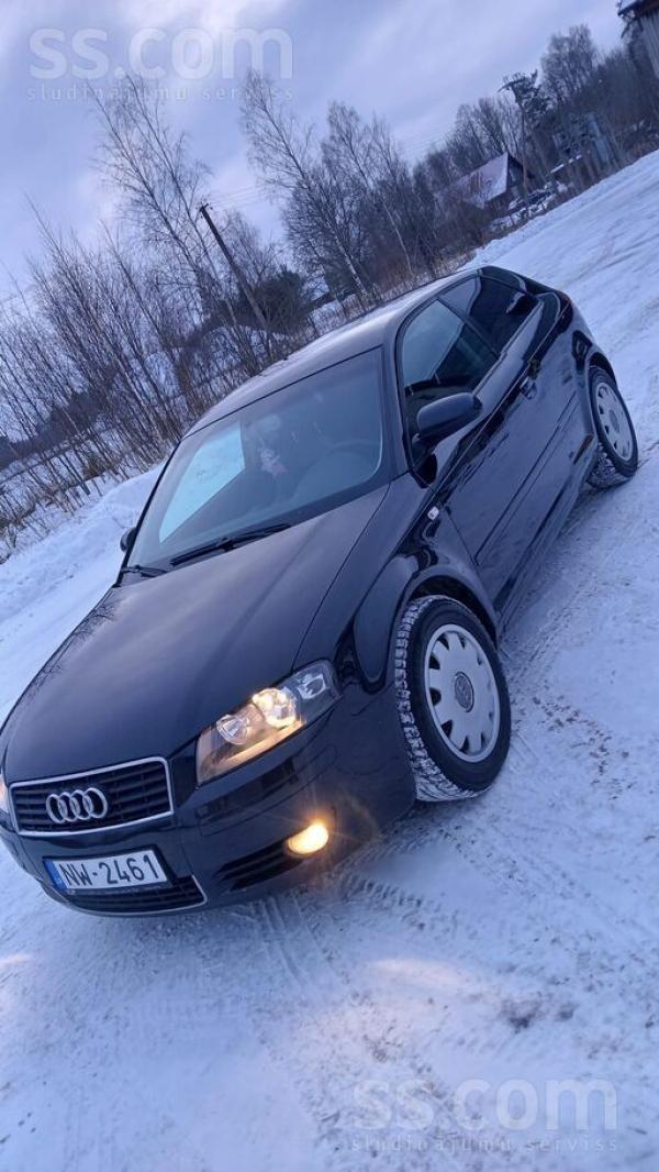 Melns Audi A3 2003 Limbaži, ar dzinēja tilpumu 1.90 L un nobraukumu 320 tūkst. km par 1650 €, foto 1 vietnē AUTOMOTO.COM.LV