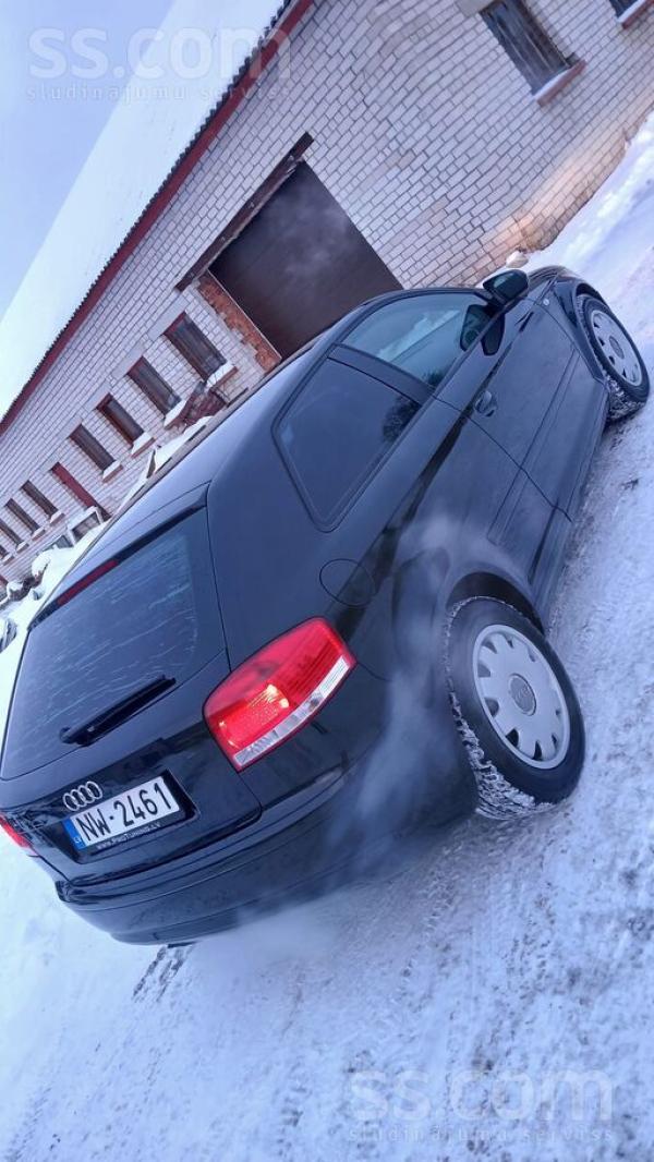 Melns Audi A3 2003 Limbaži, ar dzinēja tilpumu 1.90 L un nobraukumu 320 tūkst. km par 1650 €, foto 2 vietnē AUTOMOTO.COM.LV
