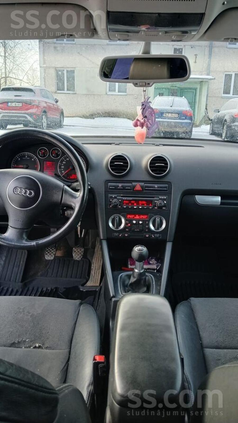 Melns Audi A3 2003 Limbaži, ar dzinēja tilpumu 1.90 L un nobraukumu 320 tūkst. km par 1650 €, foto 7 vietnē AUTOMOTO.COM.LV