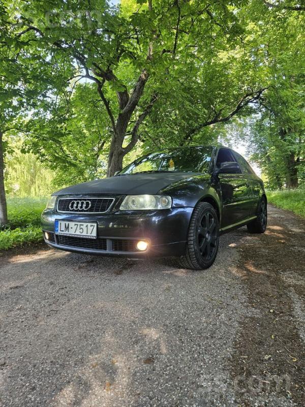 Black Audi A3 2003 in Ventspils, with an engine capacity of 1.90 L and mileage of 266 thousand km for 3990 €, photo 1 on AUTOMOTO.COM.LV