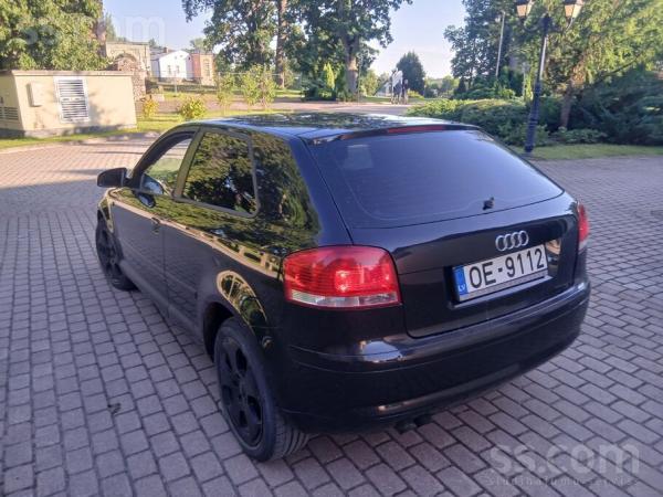 Melns Audi A3 2003 Gulbene, ar dzinēja tilpumu 2.00 L un nobraukumu 287 tūkst. km par 1695 €, foto 1 vietnē AUTOMOTO.COM.LV