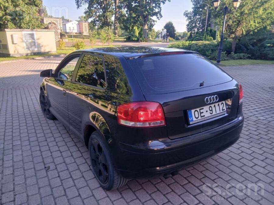 Melns Audi A3 2003 Gulbene, ar dzinēja tilpumu 2.00 L un nobraukumu 287 tūkst. km par 1695 €, foto 1 vietnē AUTOMOTO.COM.LV