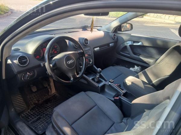 Melns Audi A3 2003 Gulbene, ar dzinēja tilpumu 2.00 L un nobraukumu 287 tūkst. km par 1695 €, foto 7 vietnē AUTOMOTO.COM.LV