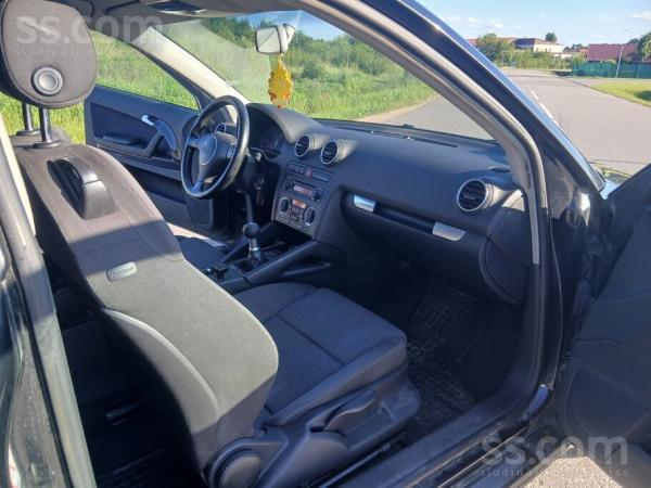 Melns Audi A3 2003 Gulbene, ar dzinēja tilpumu 2.00 L un nobraukumu 287 tūkst. km par 1695 €, foto 9 vietnē AUTOMOTO.COM.LV