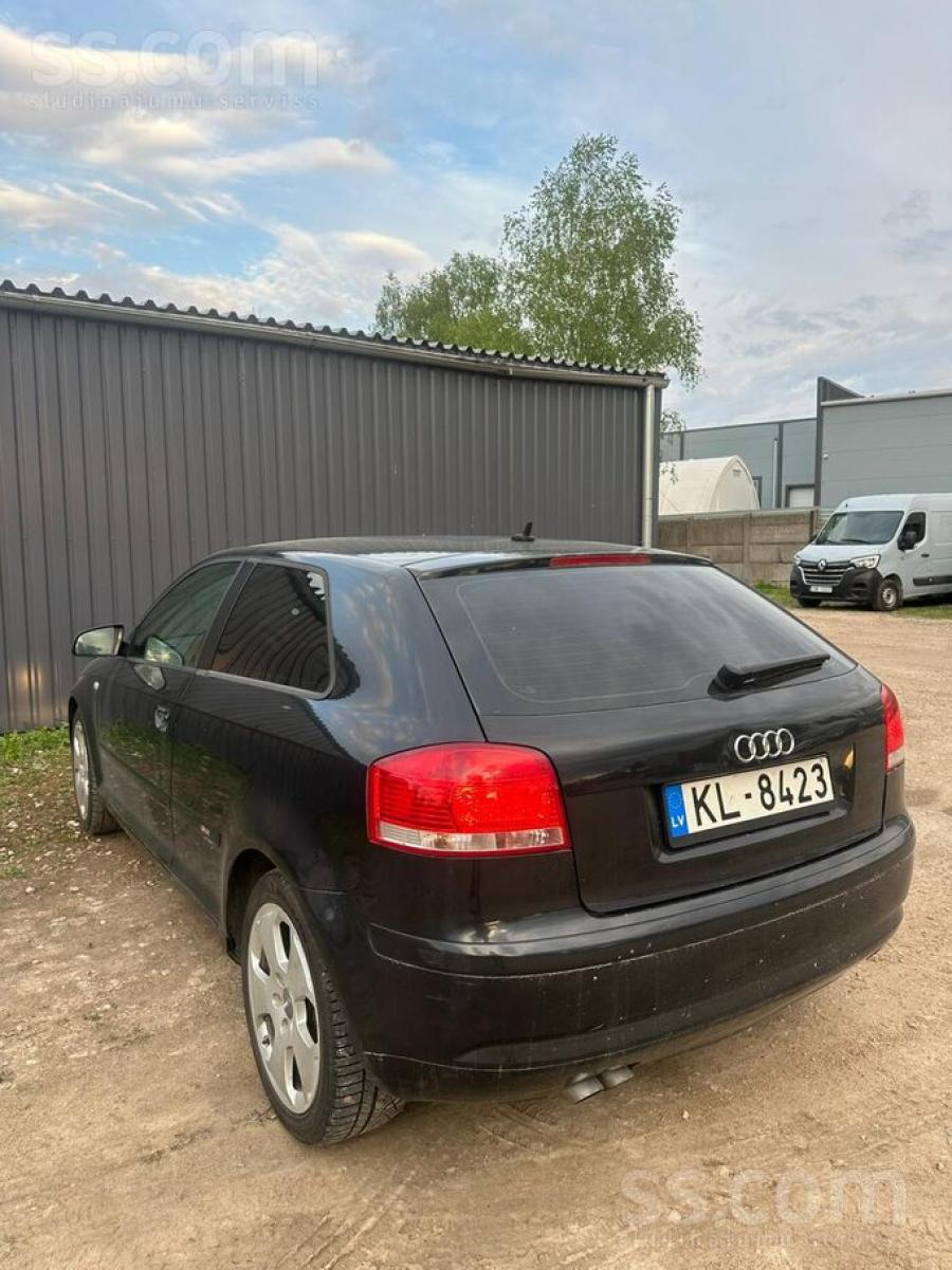 Черный Ауди А3 2003 в Елгава, объемом двигателя 2.00 л и пробегом 369 тыс. км за 1900 €, фото 5 на AUTOMOTO.COM.LV