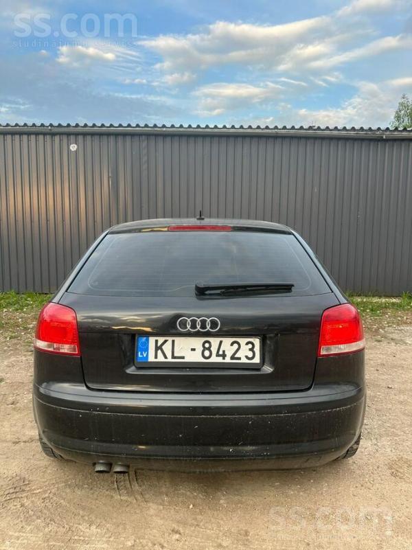 Черный Ауди А3 2003 в Елгава, объемом двигателя 2.00 л и пробегом 369 тыс. км за 1900 €, фото 6 на AUTOMOTO.COM.LV