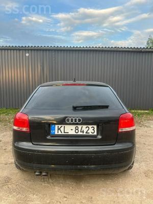 Черный Ауди А3 2003 в Елгава, объемом двигателя 2.00 л и пробегом 369 тыс. км за 1900 €, фото 6 на AUTOMOTO.COM.LV