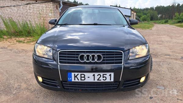 Black Audi A3 2004 in Daugavpils, with an engine capacity of 1.90 L and mileage of 276 thousand km for 1350 €, photo 2 on AUTOMOTO.COM.LV