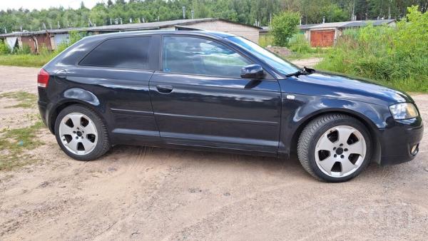 Black Audi A3 2004 in Daugavpils, with an engine capacity of 1.90 L and mileage of 276 thousand km for 1350 €, photo 4 on AUTOMOTO.COM.LV