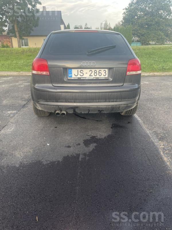 Black Audi A3 2004 in Gulbene, with an engine capacity of 2.00 L and mileage of 385 thousand km for 1000 €, photo 6 on AUTOMOTO.COM.LV