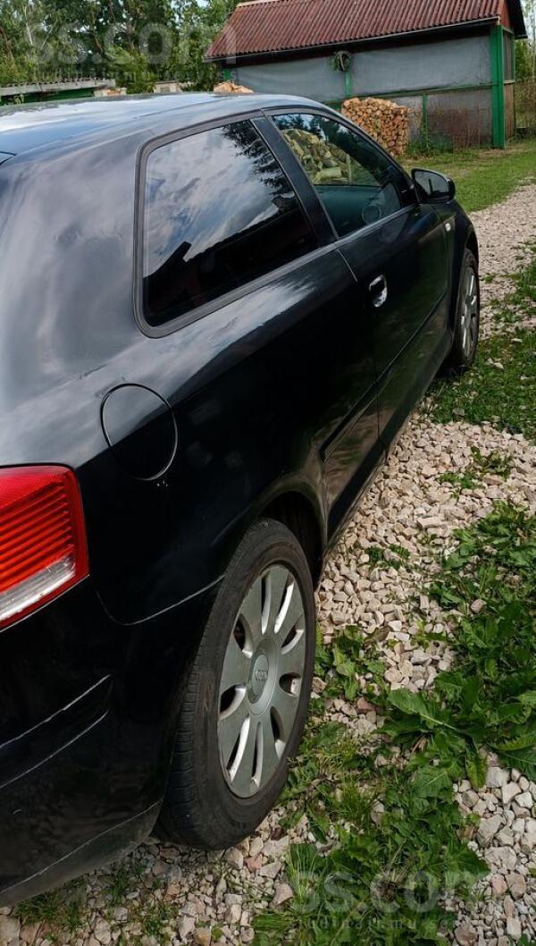 Melns Audi A3 2004 Bauska, ar dzinēja tilpumu 1.90 L un nobraukumu 392 tūkst. km par 1250 €, foto 1 vietnē AUTOMOTO.COM.LV