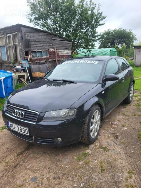 Black Audi A3 2004 in Aizkraukle, with an engine capacity of 2.00 L and mileage of 364 thousand km for 2300 €, photo 6 on AUTOMOTO.COM.LV