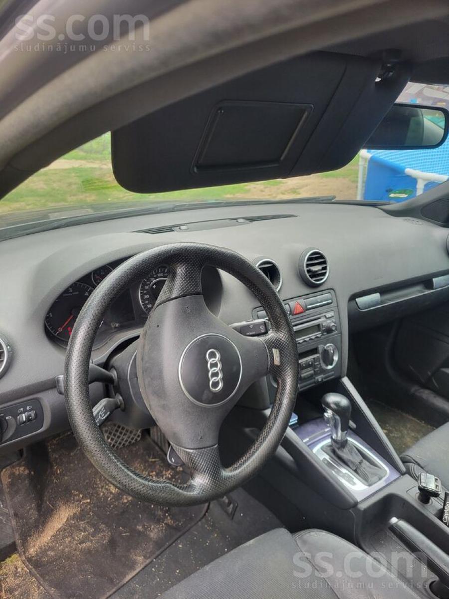 Melns Audi A3 2004 Aizkraukle, ar dzinēja tilpumu 2.00 L un nobraukumu 364 tūkst. km par 2300 €, foto 11 vietnē AUTOMOTO.COM.LV