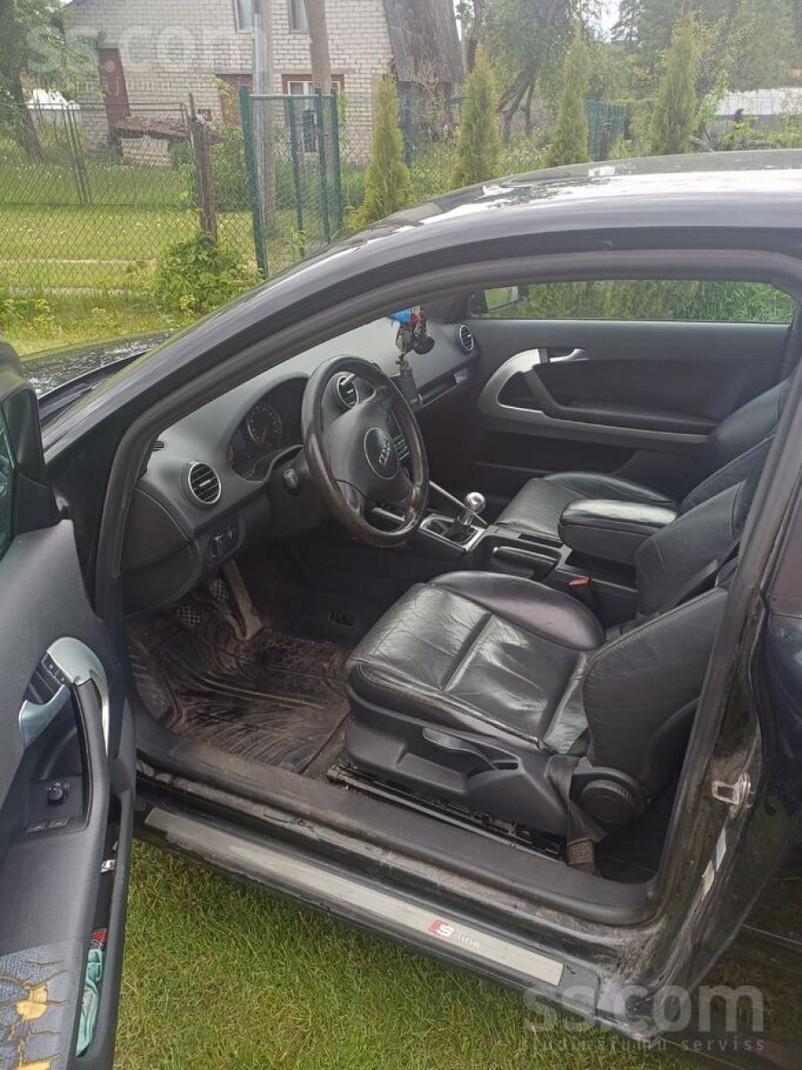 Melns Audi A3 2004 Ogre, ar dzinēja tilpumu 2.00 L un nobraukumu 298 tūkst. km par 1900 €, foto 5 vietnē AUTOMOTO.COM.LV