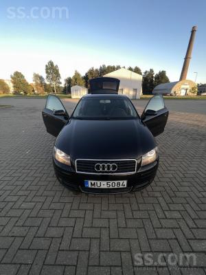 Black Audi A3 2004 in Valmiera, with an engine capacity of 2.00 L and mileage of 382 thousand km for 1500 €, photo 8 on AUTOMOTO.COM.LV
