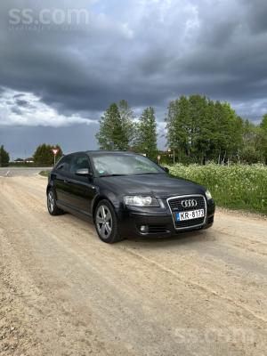 Melns Audi A3 2005 Rīga, ar dzinēja tilpumu 2.00 L un nobraukumu 347 tūkst. km par 2500 €, foto  vietnē AUTOMOTO.COM.LV