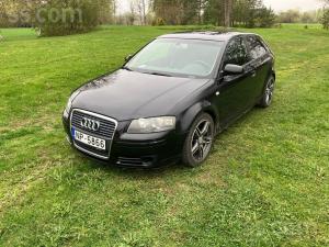 Melns Audi A3 2005 Gulbene, ar dzinēja tilpumu 1.90 L un nobraukumu 433 tūkst. km par 1900 €, foto  vietnē AUTOMOTO.COM.LV