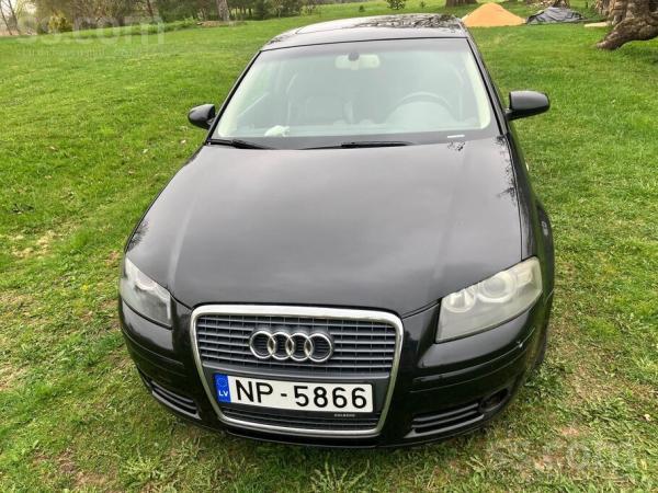 Черный Ауди А3 2005 в Гулбене, объемом двигателя 1.90 л и пробегом 433 тыс. км за 1900 €, фото 2 на AUTOMOTO.COM.LV