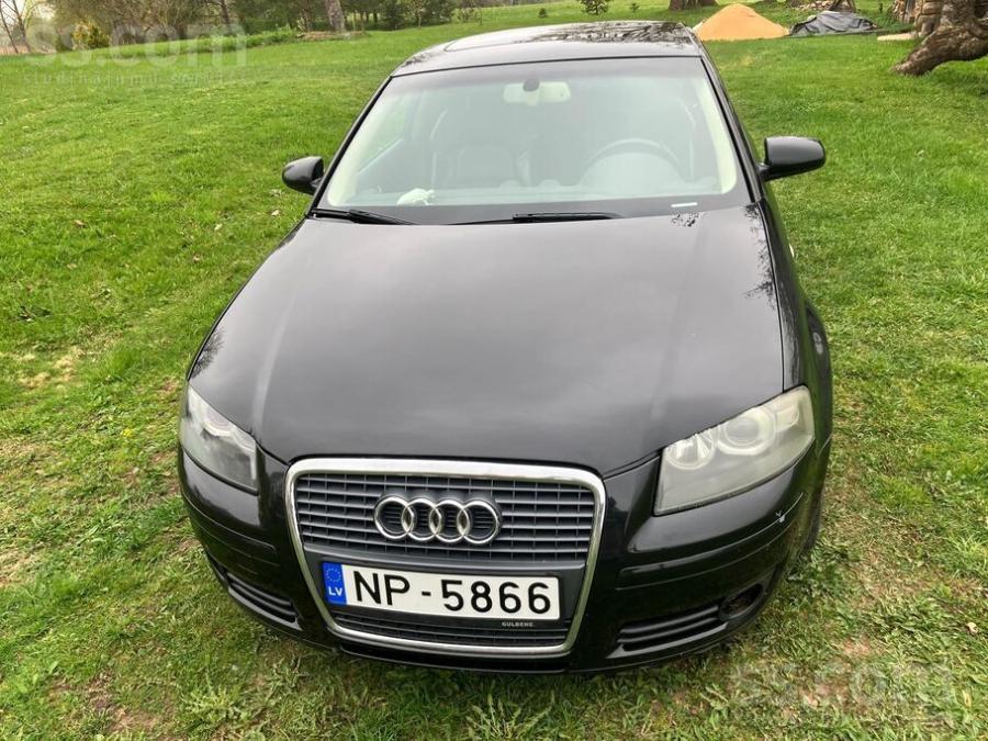 Black Audi A3 2005 in Gulbene, with an engine capacity of 1.90 L and mileage of 433 thousand km for 1900 €, photo 3 on AUTOMOTO.COM.LV
