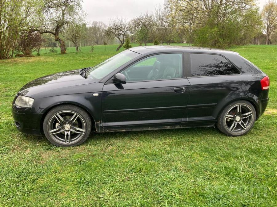 Black Audi A3 2005 in Gulbene, with an engine capacity of 1.90 L and mileage of 433 thousand km for 1900 €, photo 5 on AUTOMOTO.COM.LV