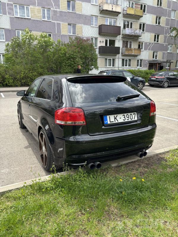 Черный Ауди А3 2005 в Даугавпилс, объемом двигателя 2.00 л и пробегом 362 тыс. км за 2500 €, фото 2 на AUTOMOTO.COM.LV