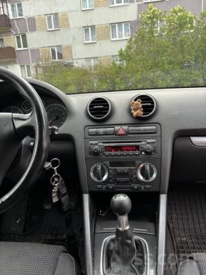 Black Audi A3 2005 in Daugavpils, with an engine capacity of 2.00 L and mileage of 362 thousand km for 2500 €, photo 7 on AUTOMOTO.COM.LV
