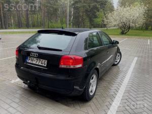 Black Audi A3 2005 in Riga, with an engine capacity of 2.00 L and mileage of 385 thousand km for 1900 €, photo 5 on AUTOMOTO.COM.LV