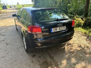 Black Audi A3 2005 in Ogre, with an engine capacity of 1.60 L and mileage of 195 thousand km for 3450 €, photo 3 on AUTOMOTO.COM.LV