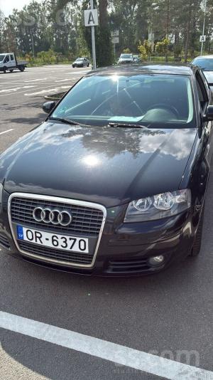 Black Audi A3 2005 in Ogre, with an engine capacity of 1.60 L and mileage of 195 thousand km for 3450 €, photo 9 on AUTOMOTO.COM.LV