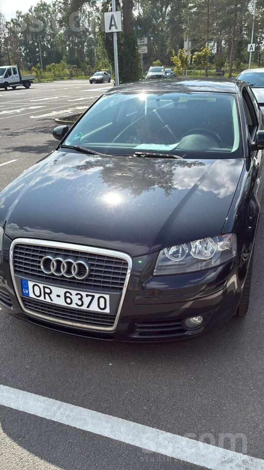 Black Audi A3 2005 in Ogre, with an engine capacity of 1.60 L and mileage of 195 thousand km for 3450 €, photo 9 on AUTOMOTO.COM.LV