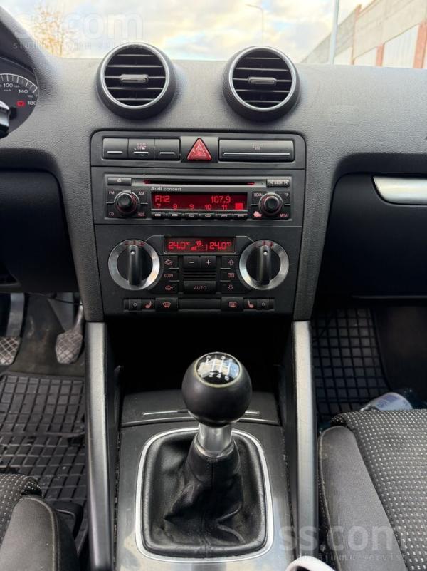 Melns Audi A3 2005 Daugavpils, ar dzinēja tilpumu 2.00 L un nobraukumu 362 tūkst. km par 2250 €, foto 9 vietnē AUTOMOTO.COM.LV