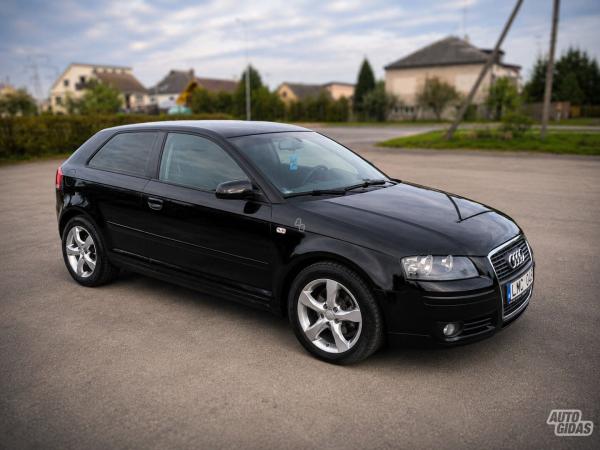 Melns Audi A3 2006 Kauņa, ar dzinēja tilpumu 1.90 L un nobraukumu 473 tūkst. km par 1450 €, foto 3 vietnē AUTOMOTO.COM.LV