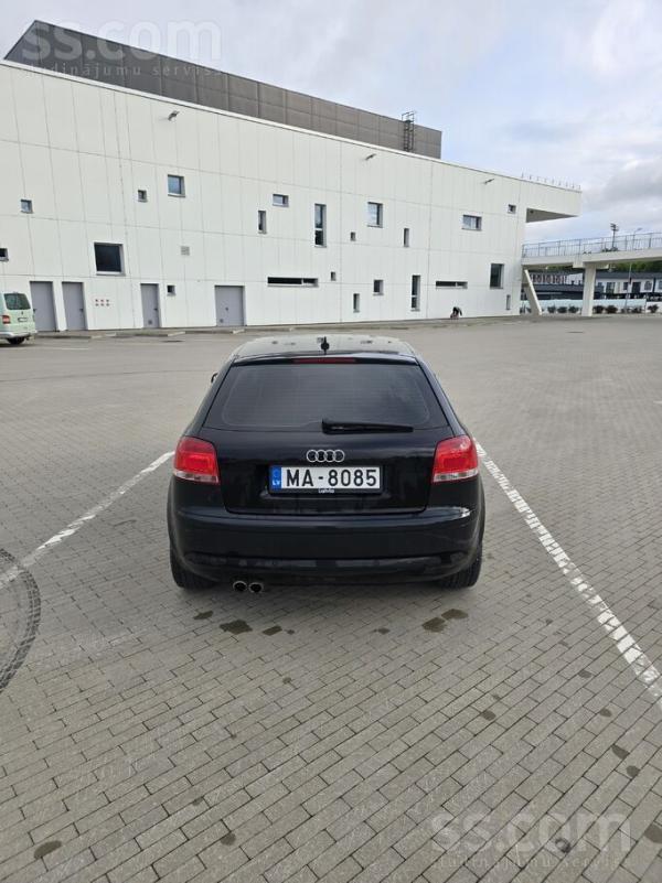 Black Audi A3 2007 in Rezekne, with an engine capacity of 2.00 L and mileage of 256 thousand km for 2800 €, photo 3 on AUTOMOTO.COM.LV