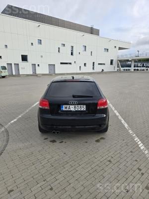 Black Audi A3 2007 in Rezekne, with an engine capacity of 2.00 L and mileage of 256 thousand km for 2800 €, photo 3 on AUTOMOTO.COM.LV