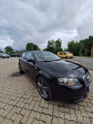 Black Audi A3 2007 in Saldus, with an engine capacity of 1.90 L and mileage of 317 thousand km for 2100 €, photo 10 on AUTOMOTO.COM.LV
