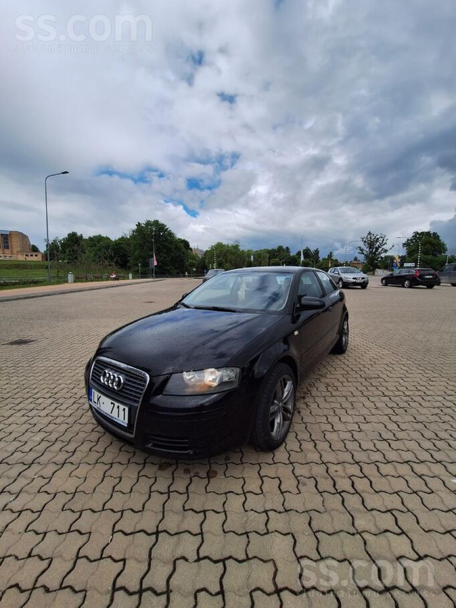 Black Audi A3 2007 in Saldus, with an engine capacity of 1.90 L and mileage of 317 thousand km for 2100 €, photo 11 on AUTOMOTO.COM.LV