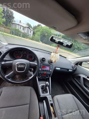 Black Audi A3 2007 in Saldus, with an engine capacity of 1.90 L and mileage of 317 thousand km for 2100 €, photo 14 on AUTOMOTO.COM.LV