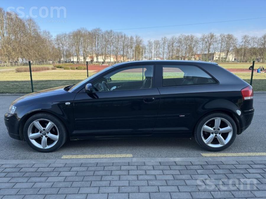 Melns Audi A3 2007 Jēkabpils, ar dzinēja tilpumu 1.90 L un nobraukumu 263 tūkst. km par 3700 €, foto 3 vietnē AUTOMOTO.COM.LV