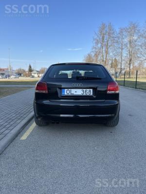Melns Audi A3 2007 Jēkabpils, ar dzinēja tilpumu 1.90 L un nobraukumu 263 tūkst. km par 3700 €, foto 5 vietnē AUTOMOTO.COM.LV