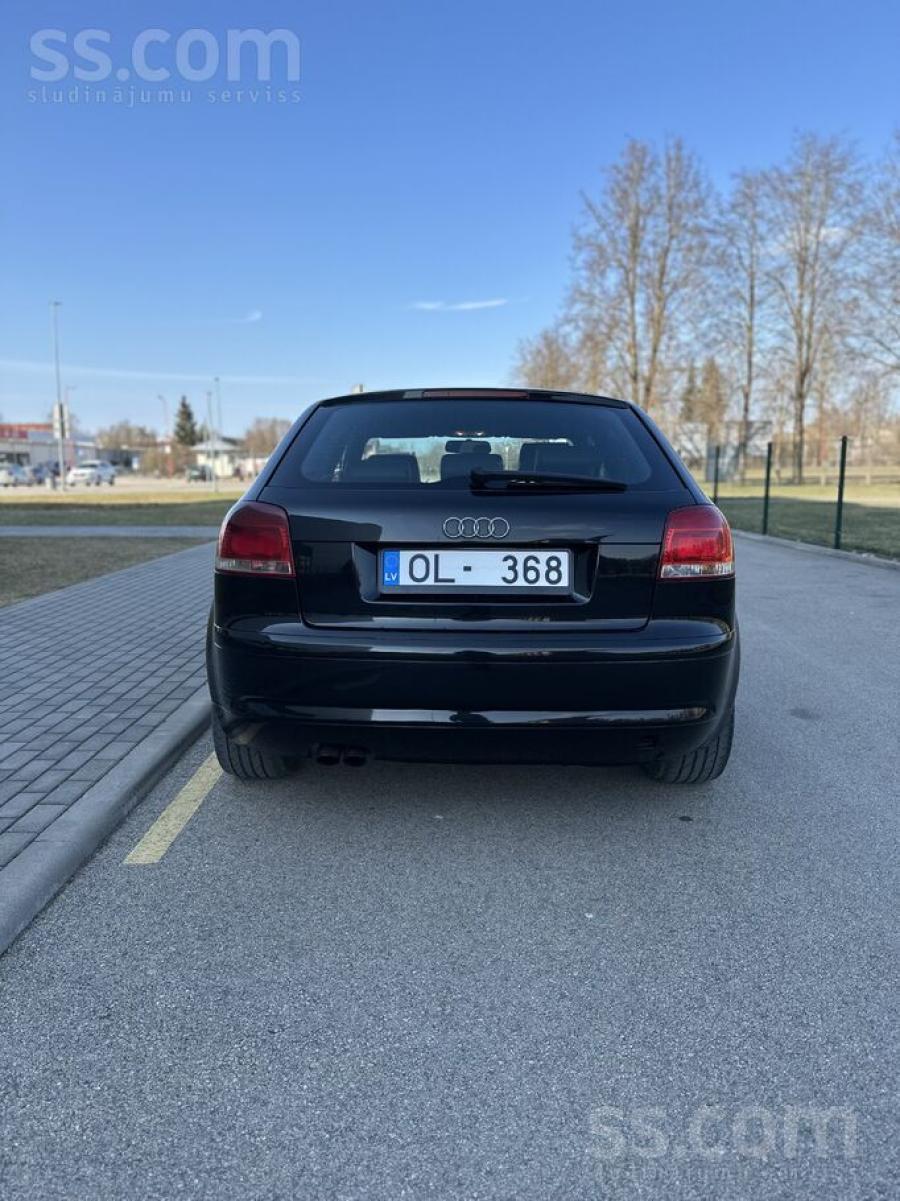Melns Audi A3 2007 Jēkabpils, ar dzinēja tilpumu 1.90 L un nobraukumu 263 tūkst. km par 3700 €, foto 5 vietnē AUTOMOTO.COM.LV