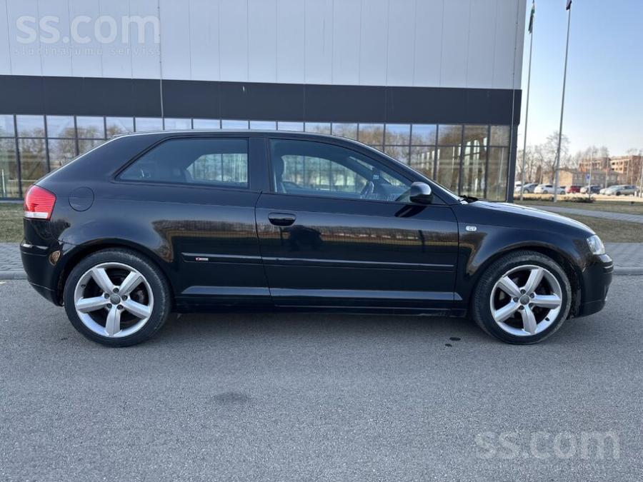 Melns Audi A3 2007 Jēkabpils, ar dzinēja tilpumu 1.90 L un nobraukumu 263 tūkst. km par 3700 €, foto 7 vietnē AUTOMOTO.COM.LV