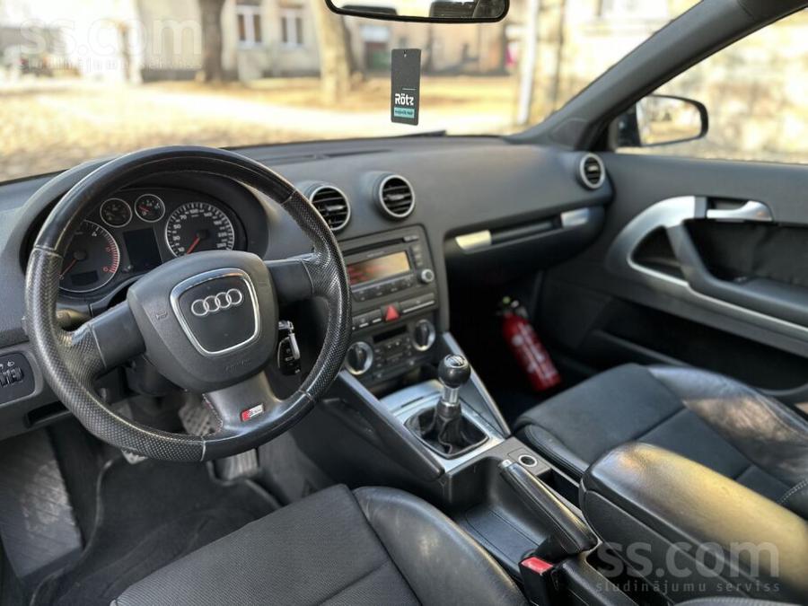 Melns Audi A3 2007 Jēkabpils, ar dzinēja tilpumu 1.90 L un nobraukumu 263 tūkst. km par 3700 €, foto 10 vietnē AUTOMOTO.COM.LV