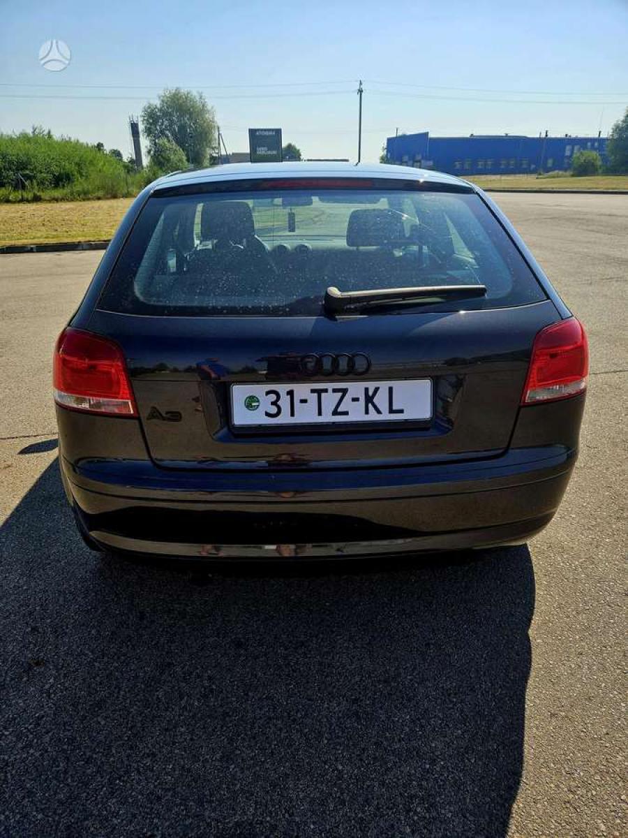 Черный Ауди А3 2007 в Вилкавишкис, объемом двигателя 1.60 л и пробегом 374 тыс. км за 2199 €, фото 6 на AUTOMOTO.COM.LV