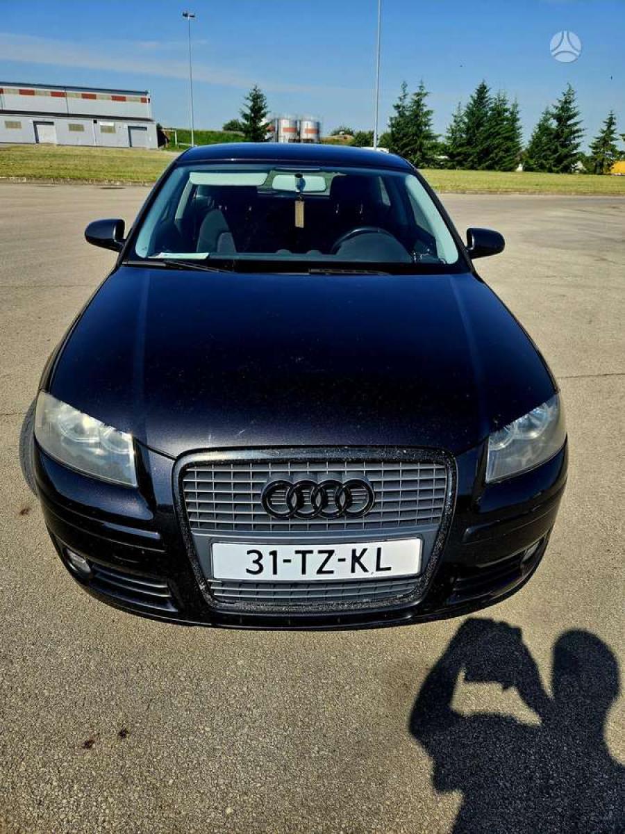 Черный Ауди А3 2007 в Вилкавишкис, объемом двигателя 1.60 л и пробегом 374 тыс. км за 2199 €, фото 9 на AUTOMOTO.COM.LV