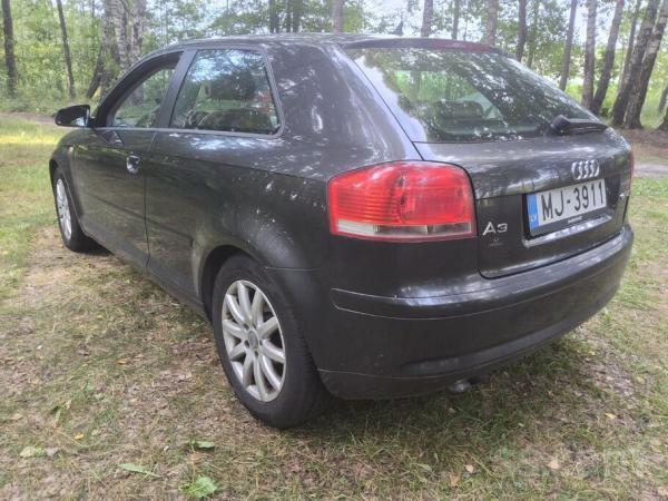 Черный Ауди А3 2007 в Рига, объемом двигателя 1.90 л и пробегом 353 тыс. км за 2000 €, фото 2 на AUTOMOTO.COM.LV